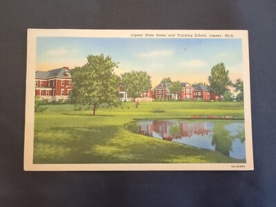 Vintage Postcard Lapeer State Home And Training School, Lapeer ...