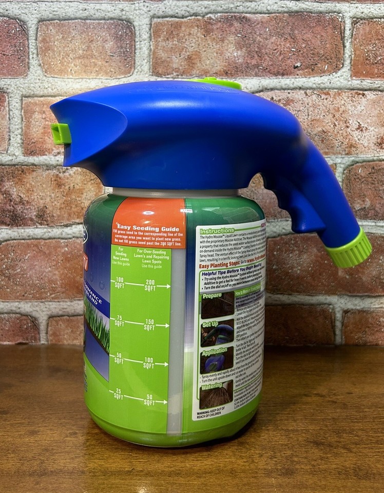 Hydro Mousse Liquid Lawn System - Grow Grass Where You Spray It - Made ...