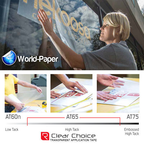 CLEAR Application Premask R Tape sign vinyl roll low tack transfer 6" x ...