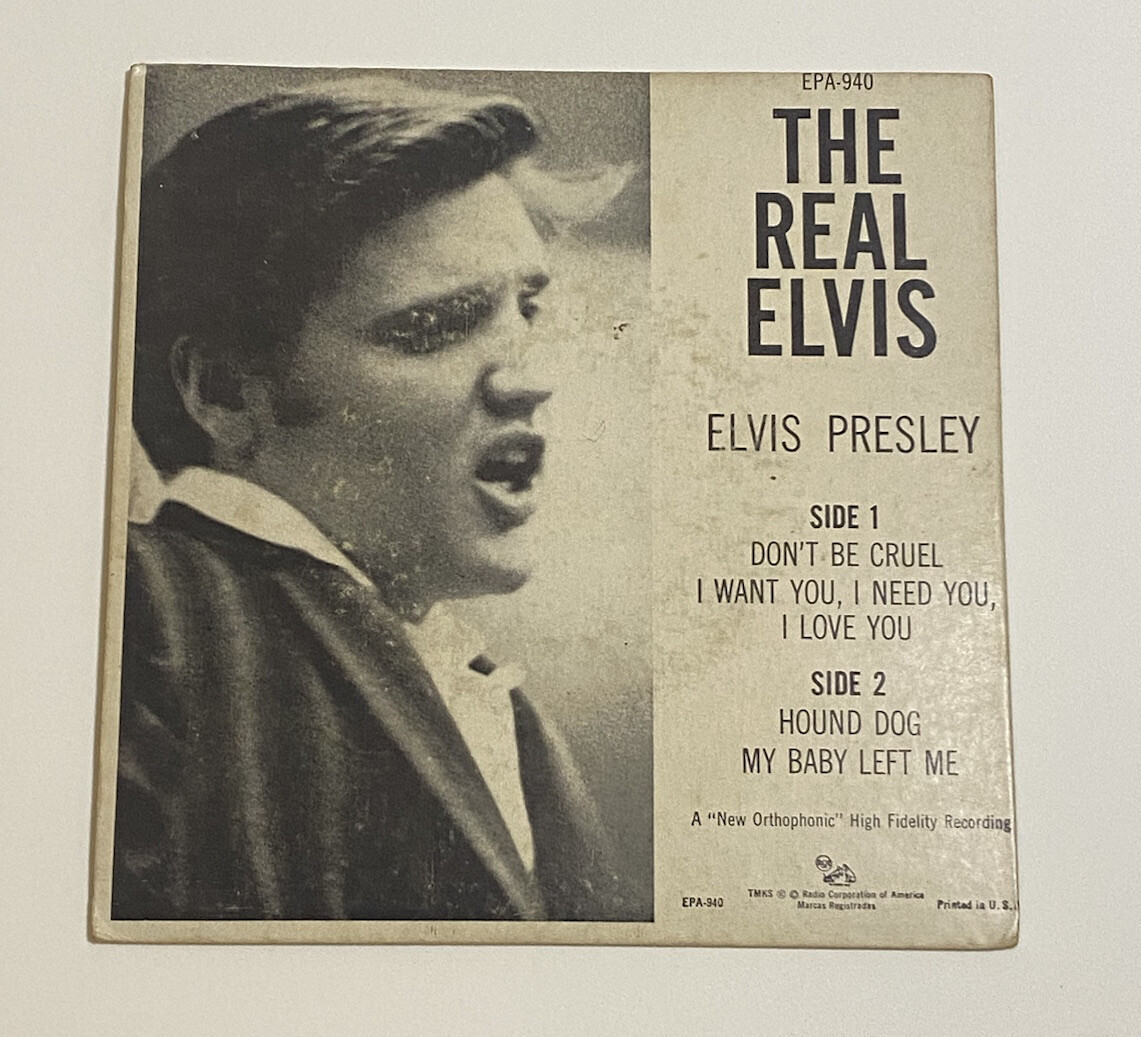 Elvis Presley, The Real Elvis 1956 RCA Victor EPA-940 Rock EP | eBay