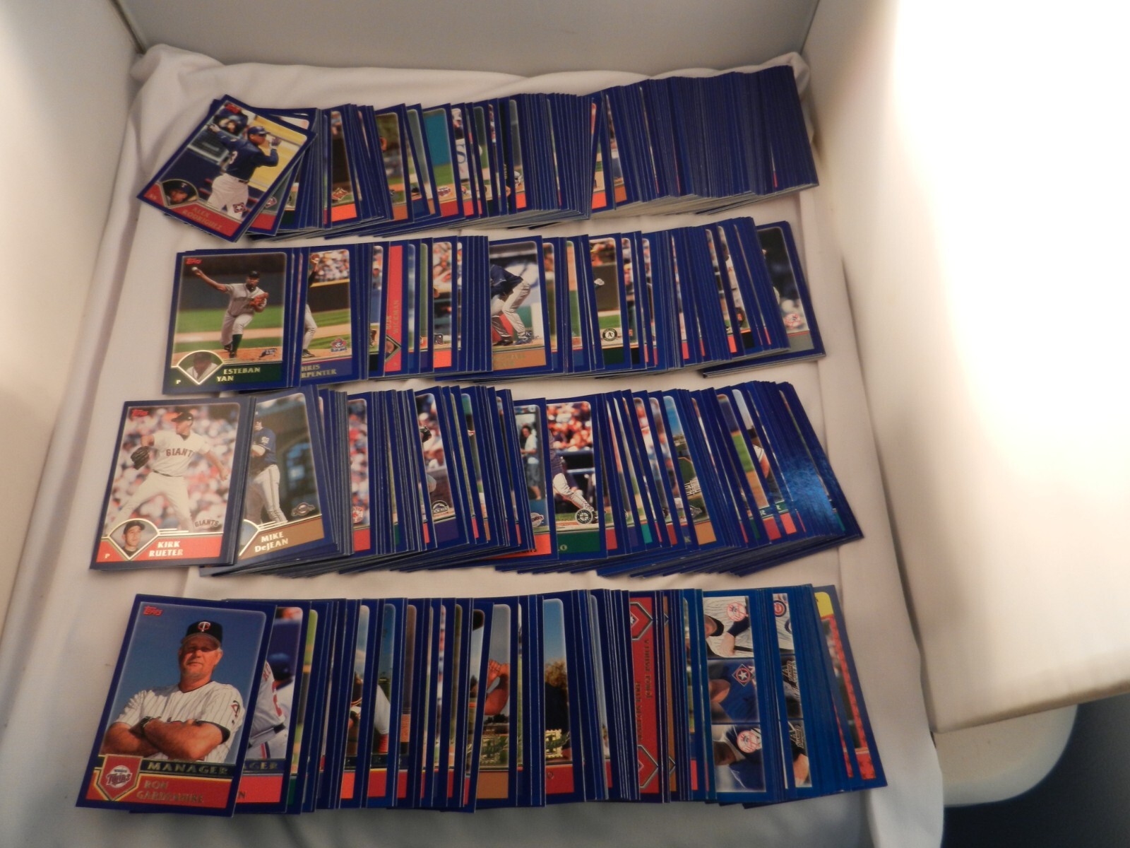 2003 TOPPS SERIES 1 BASEBALL CARDS PARTICAL SET OF 355 "MINT" BOOKS $80 ...