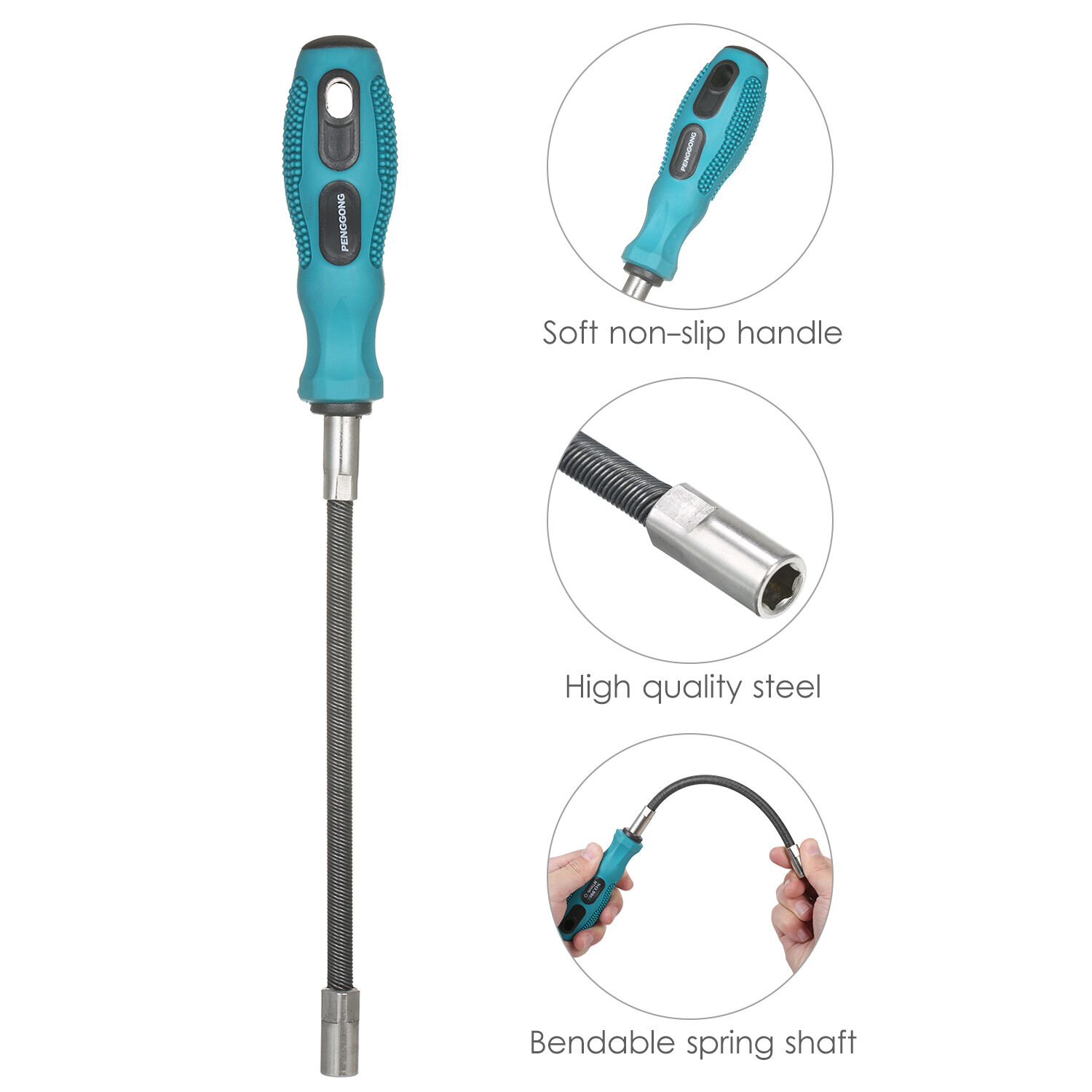 Flexible Hose Clamp Driver 7mm Metric Nut Driver Socket Z1E2 | eBay