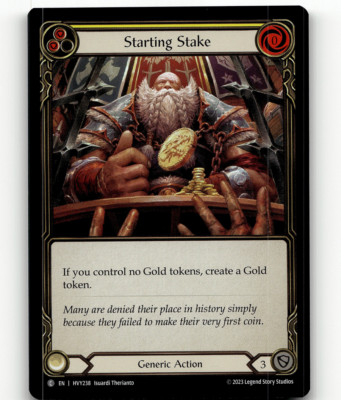 FOIL - Flesh And Blood Starting Stake HVY238 - Heavy Hitters | eBay