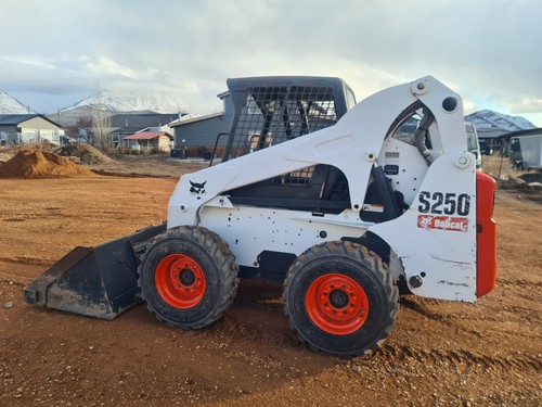 Bobcat S250 Skid Steer ISO Joystick Controls LOW HOURS | eBay