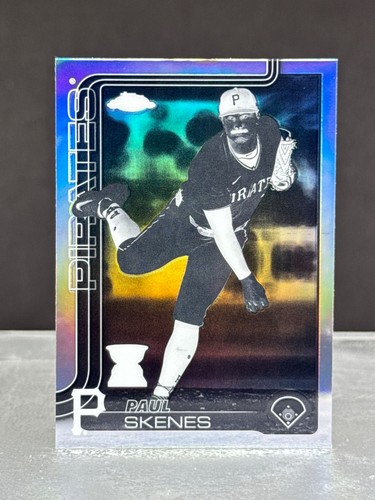 Paul Skenes 2025 Topps Chrome Negative Refractor Base Set #300 Pirates ...