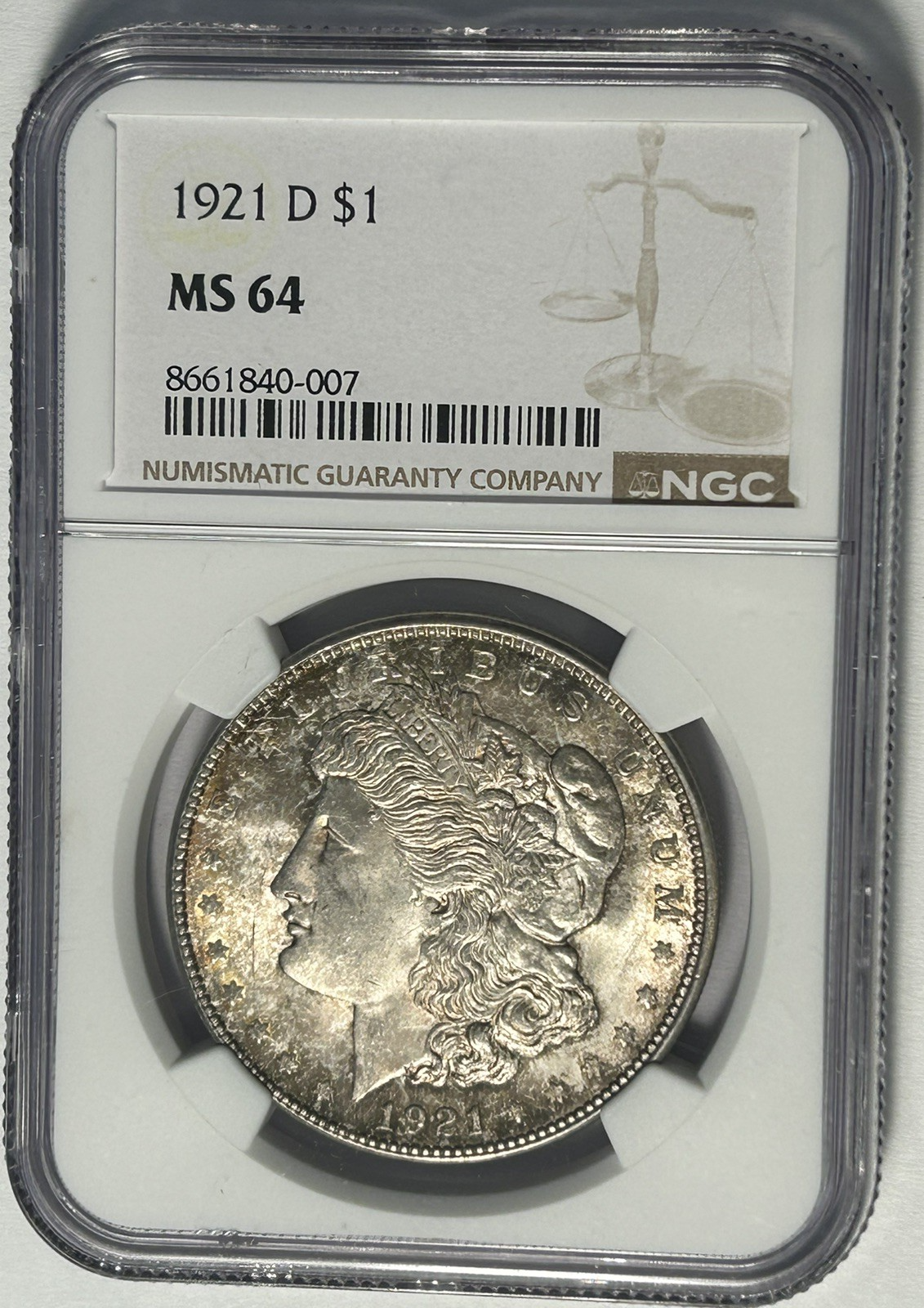 1921 D MORGAN DOLLAR NGC MS 64 | eBay