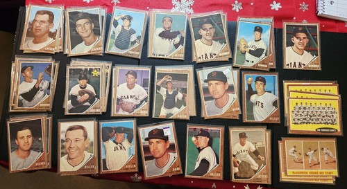1962/63 Topps Baseball Lot of 79 Giants cards bt3-323ab | eBay