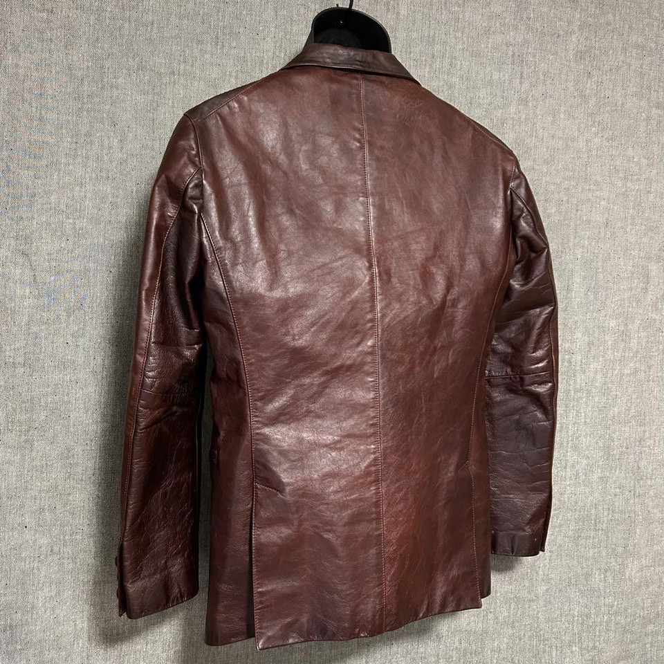 Y'2 LEATHER Y2 Leather Leather Jacket Tailored Jacket | eBay
