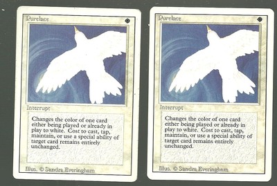 Purelace Revised X2 Magic the Gathering MTG CCG VF/NM English | eBay