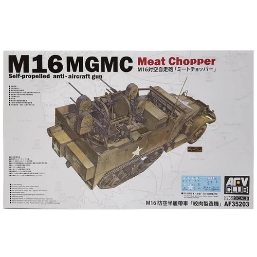 NUOVO 1:35 M16 MGMC Meat Chopper pistola antiaereo semovente - AFV CLUB ...