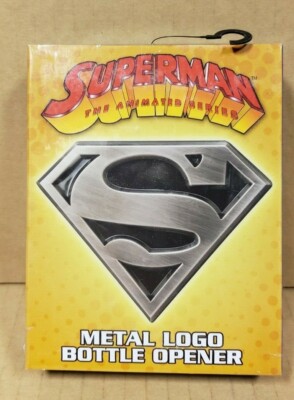 SUPERMAN TAS LOGO BOTTLE OPENER (FACTORY SEALED) DC COMICS LICENSED ...