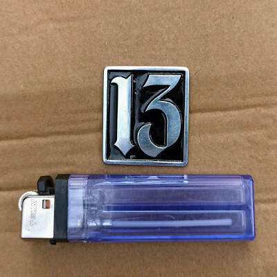 MC clubs number 13 bikers Pin Badges clothing OUTLAW thirteen | eBay