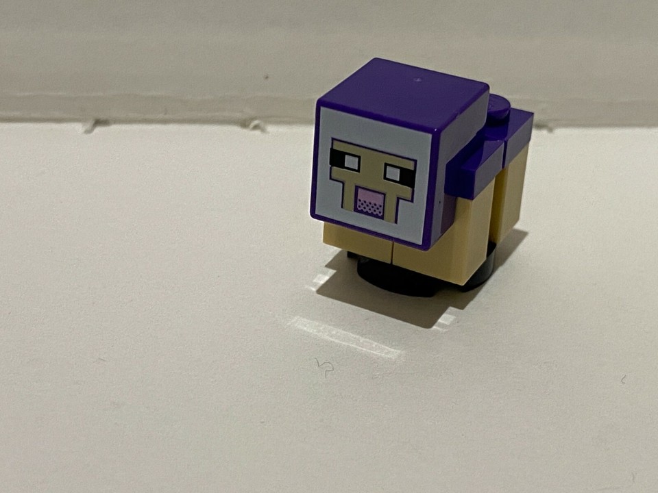 LEGO MINECRAFT PURPLE SHEEP LAMB FROM SET 21172 | eBay