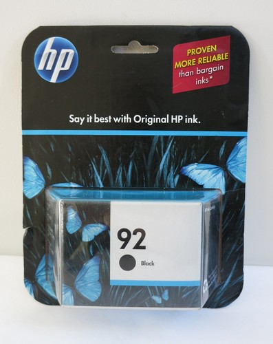 Genuine HP 92 Ink Cartridge Black C9362WN, New Sealed 05/2012 | eBay