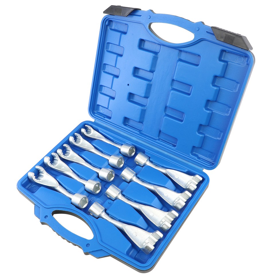 9pcs For BMW 17mm 12Point Common Rail Injection Fuel Line Socket Nut ...