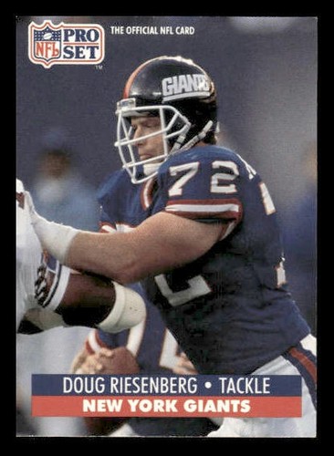 1991 Pro Set #599 Doug Riesenberg New York Giants | eBay