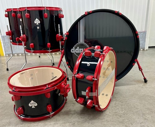 ddrum 5Pc Drum Set Shell Pack Kit Diablo Black / Red | eBay