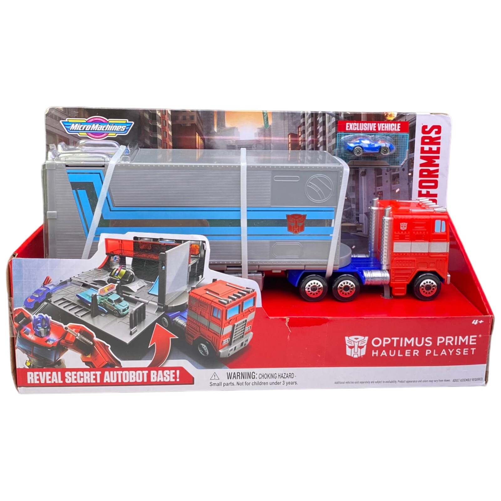 Transformers Optimus Prime Figure Micro Machines Hauler Playset 2022 Sealed