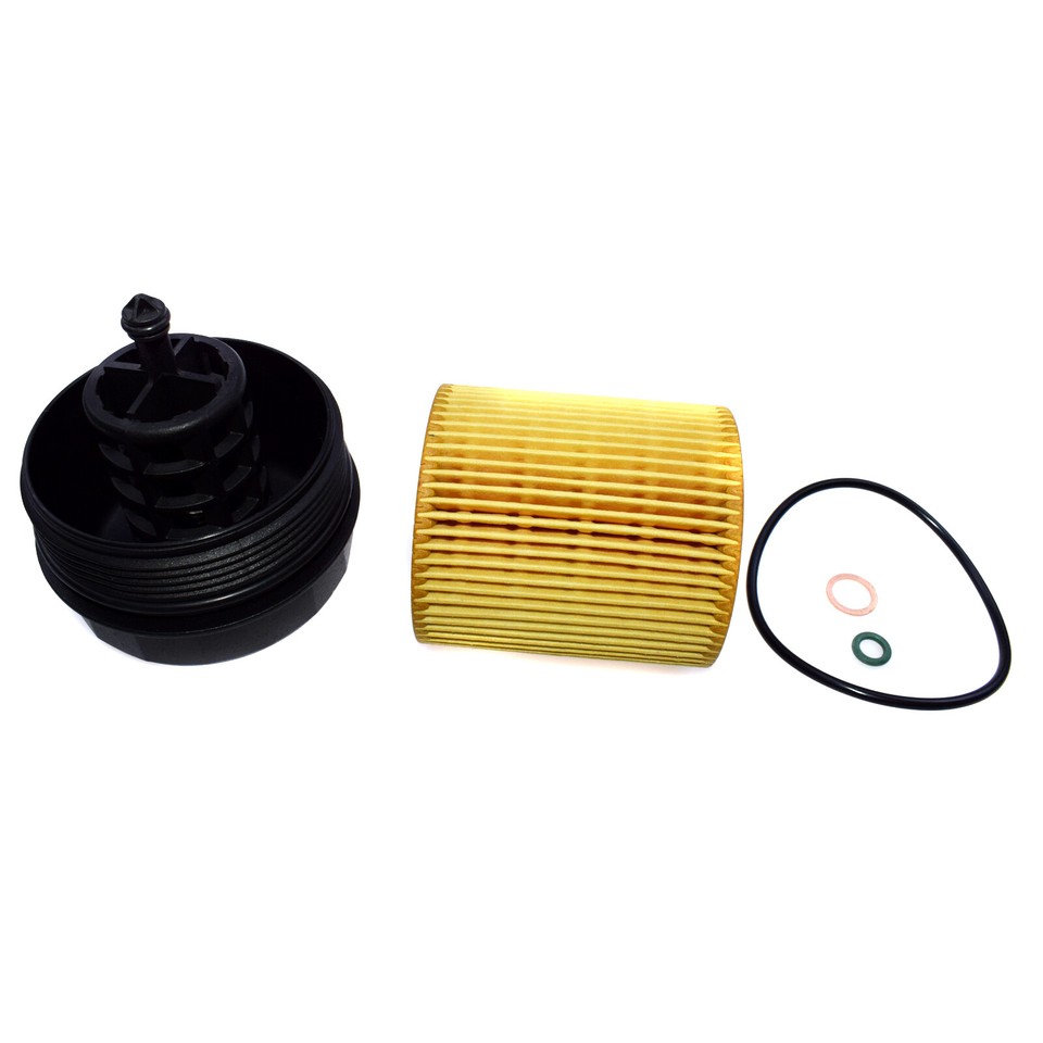 Oil Filter Housing Cover Cap & Filter For BMW X3 X5 X6 Z4 525i 328i ...