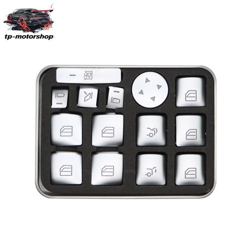 Car Door Armrest Window Button Cover Trim Fit For Mercedes-Benz C180 ...