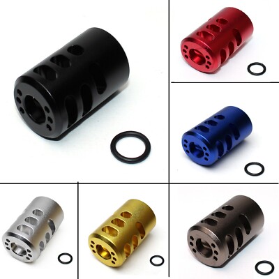 1/2x28 TPI Muzzle Brake Compensator For 9MM - Color Var | eBay
