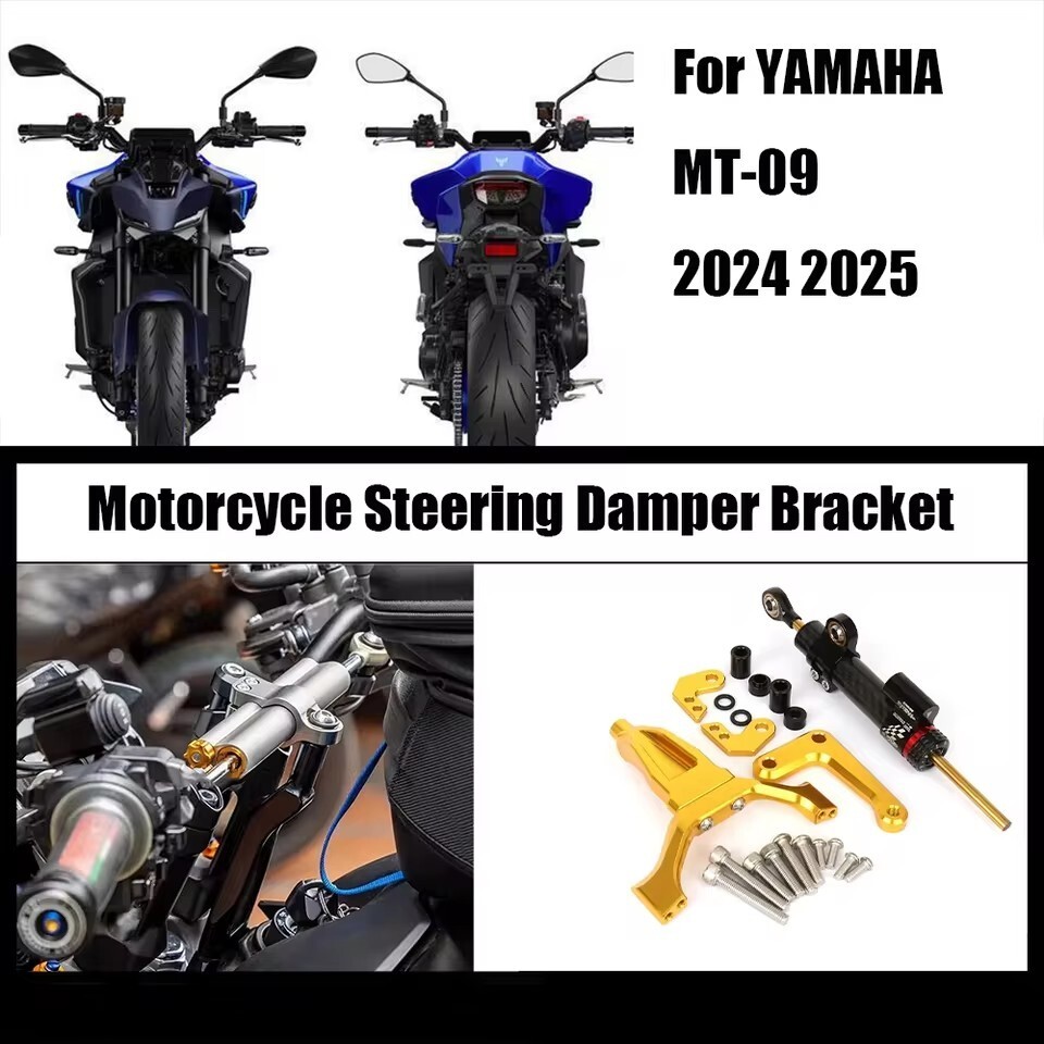 For Yamaha MT09 SP MT-09 Steering Damper Stabilizer Bracket Mounting ...