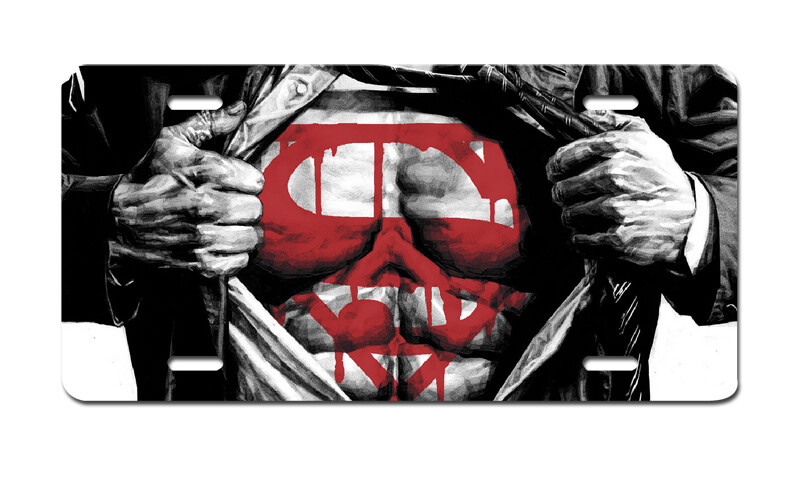 Superman Emblem Comic Hero Anime License Plate Auto Truck Car Tag Gift ...