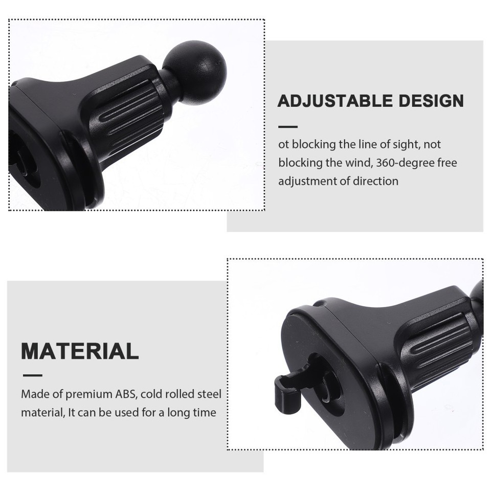 Car Mobile Phone Bracket Base Car Charger Mount Air Vent Clip Ball ...