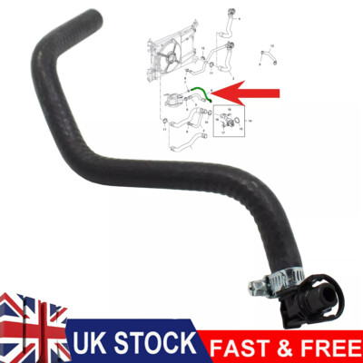 For Vauxhall Corsa D Thermostat Housing to Header Tank Hose 13249353 ...
