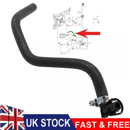 For Vauxhall Corsa D Thermostat Housing to Header Tank Hose 13249353 ...