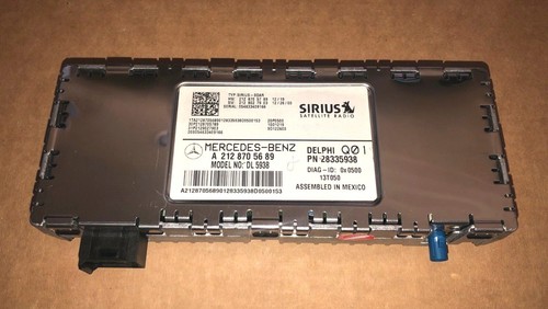 MERCEDES SIRIUS SATELLITE RADIO RECEIVER 2128705689, 2128705789 ...