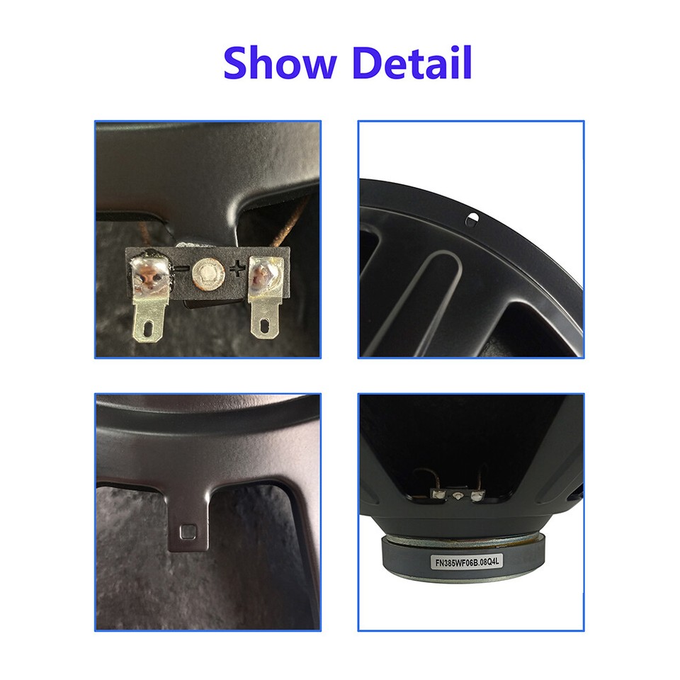2 Pack 2500W 15" DJ Speaker Subwoofers Replacement Pro Audio Woofer ...