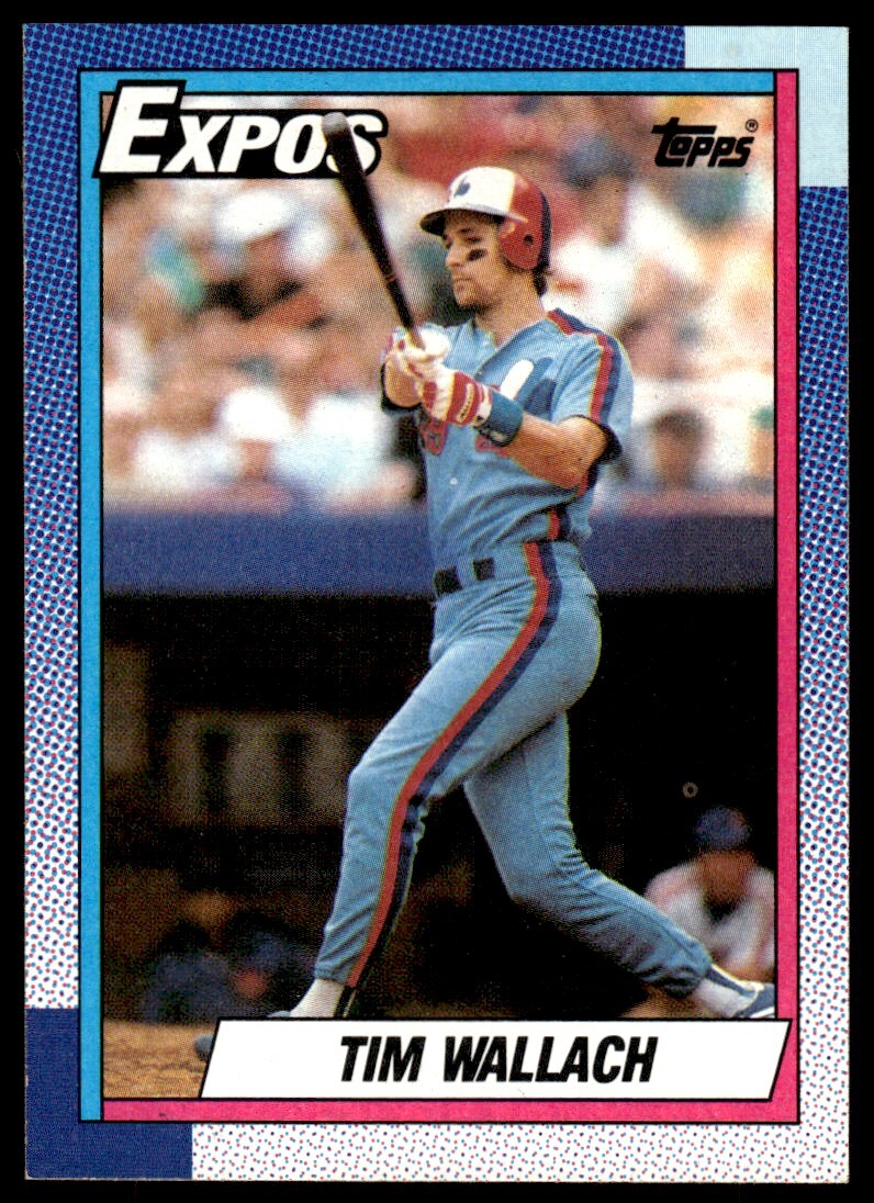 1990 Topps Baseball Card Tim Wallach Montreal Expos #370 | eBay