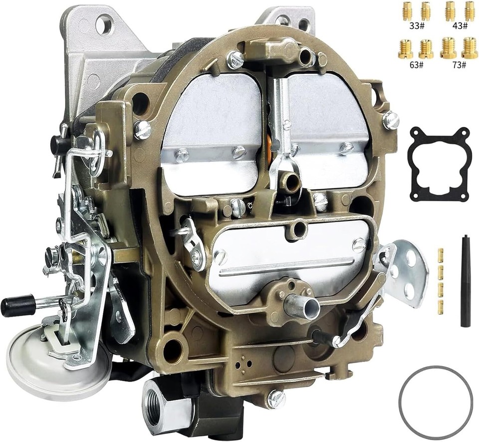 4 Barrel 4MV Rochester Quadrajet Carburetor For Chevy 327 350 427 454 ...