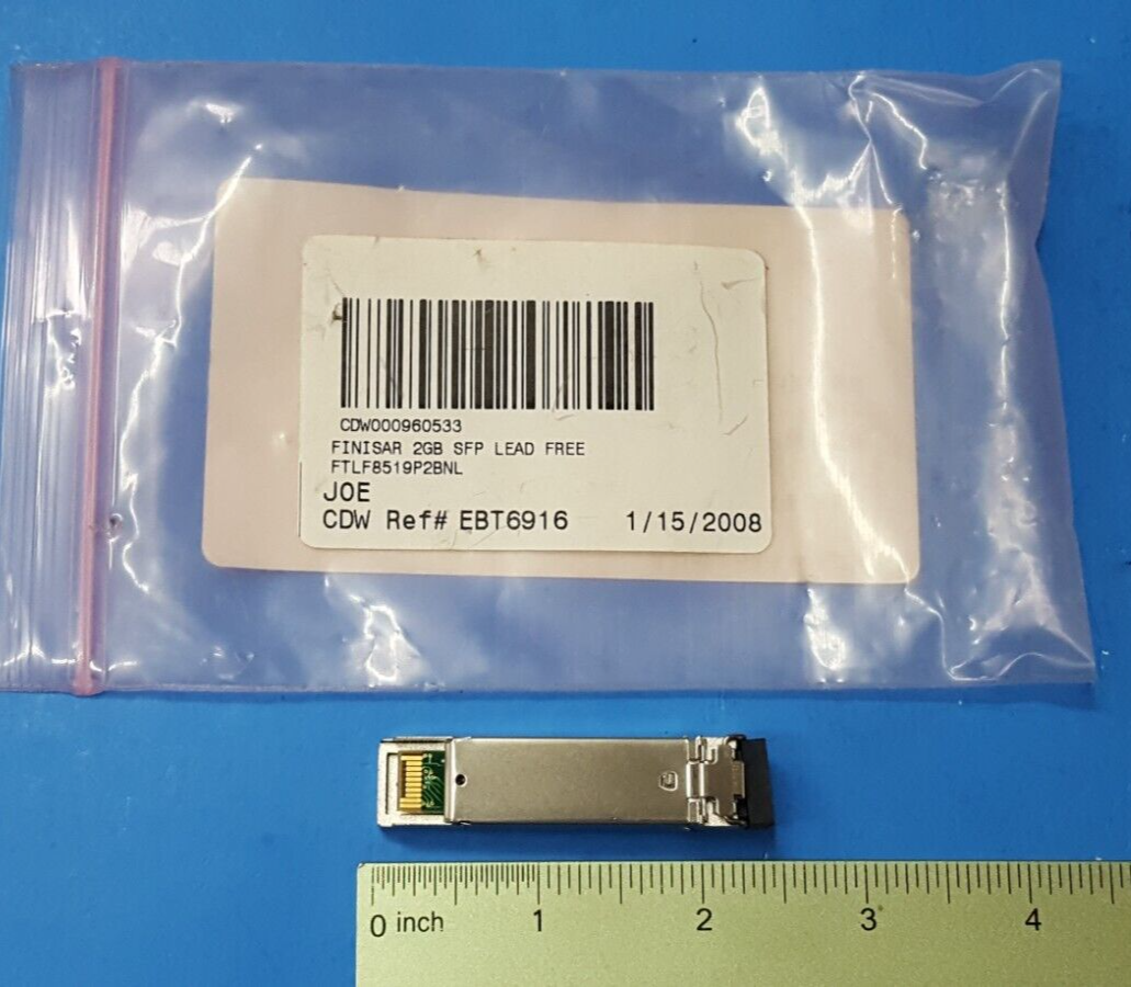 (13 PCs) NEW FIBER OPTIC TRANSCEIVER,FTLF8519P2BNL,Finisar, 2 GB/S ...