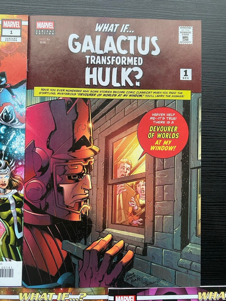 Marvel Comics WHAT IF .. GALACTUS Transformed Full Set Hulk Gambit ...