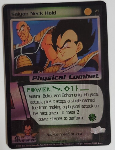 Dragonball Z - Saiyan Neck Hold #21 - Holo | eBay