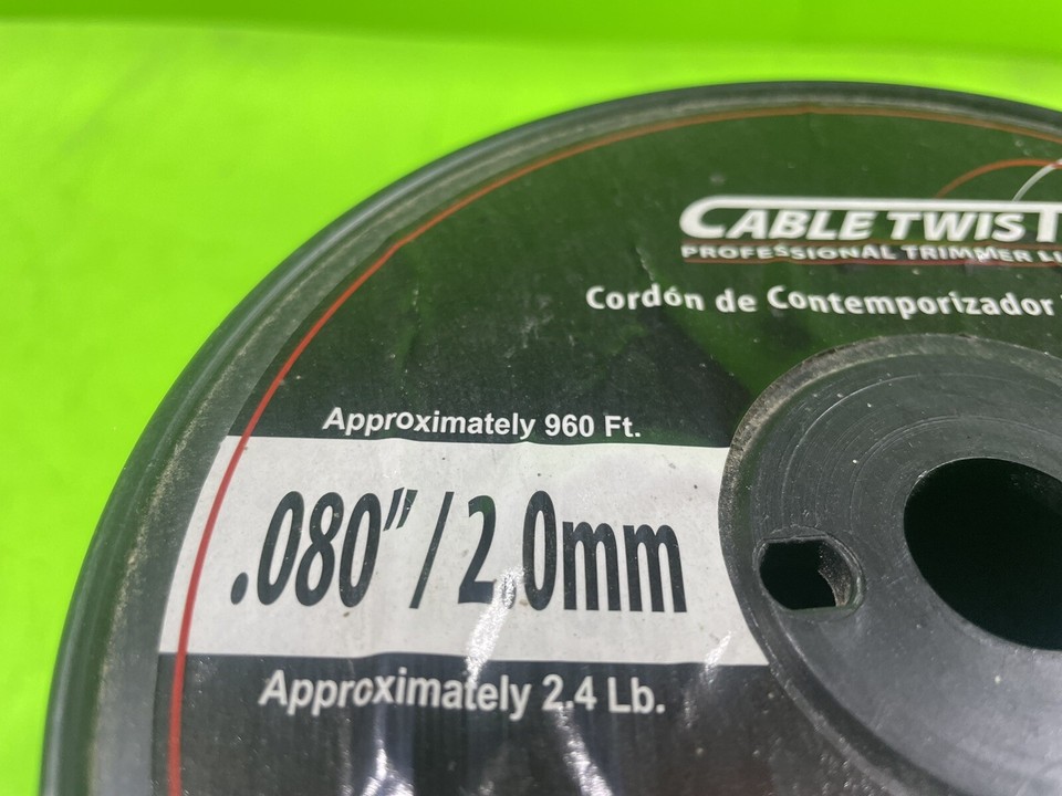 Genuine RedMax CT0010 CableTwist Professional Trimmer Line 960 ft .080 ...