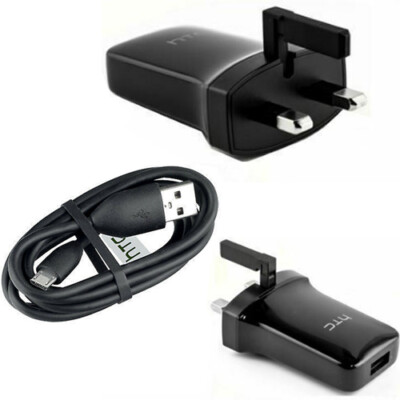 HTC CHARGER ADAPTER TC P900-UK & USB DATA CABLE FOR HTC PHONES | eBay UK