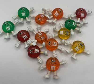 VINTAGE M&M CANDY CHARACTER HAPPY LIGHTS STRING LIGHT COVERS~ 13 CT ...