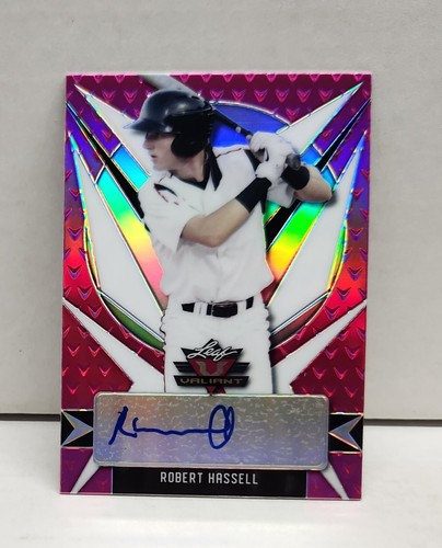 2021 Leaf Valiant - Robert Hassell #BA-RH1 Pink /25 (AU, RC) for sale ...