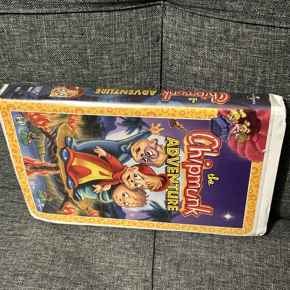 The Chipmunk Adventure VHS Tape Chippettes 1987 Clamshell Case Rare Oop ...