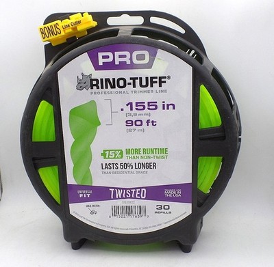 RINO-TUFF 17639 UNIVERSAL FIT 0.155 IN. X 90 FT. PRO TWISTED LINE ...