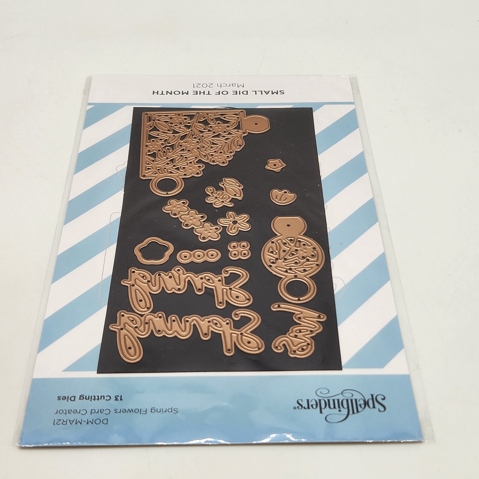 Spellbinders Small Die Of The Month Spring Flowers Card Creator DOM ...