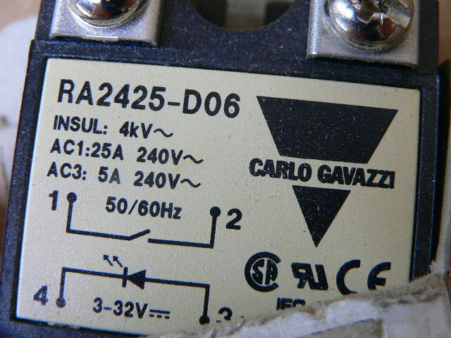 CARLO GAVAZZI RA2425-D06 SOLID STATE RELAY | eBay