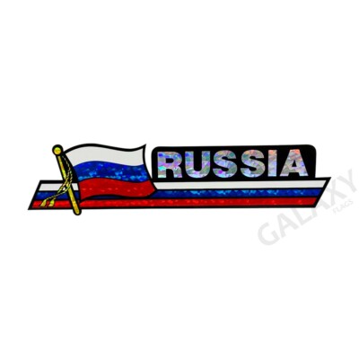 Russia Bumper Sticker / Flag Sticker / "3 x 11 3/4" Bumper Sticker | eBay