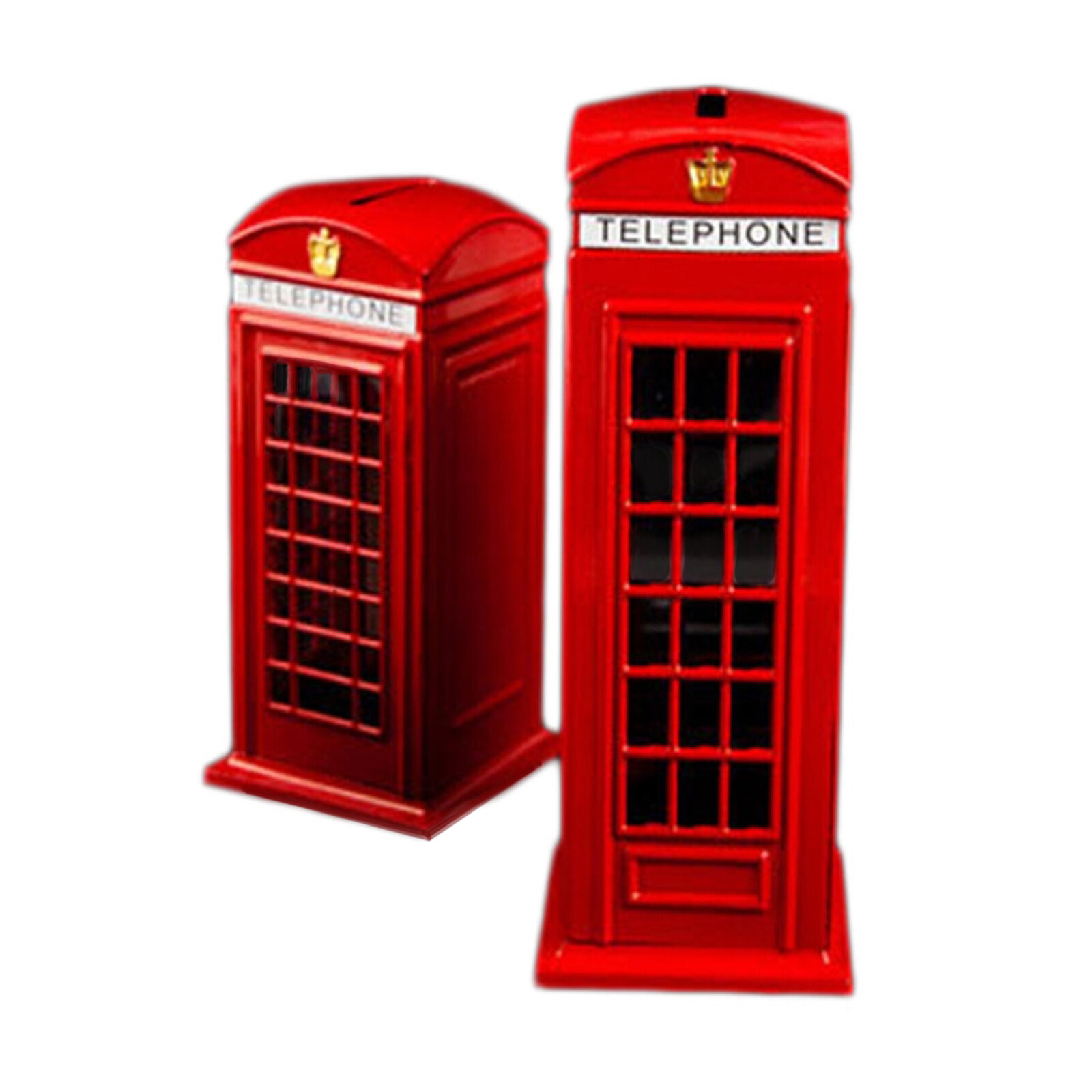 Telephone booth money box coin die cast piggy bank London souvenirs ...