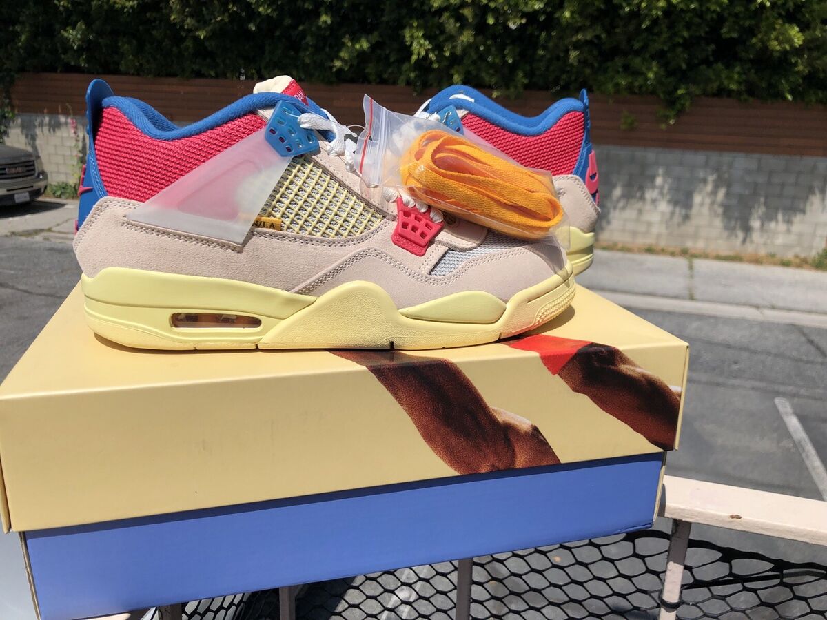 Size 8.5 - Jordan 4 Retro x Union LA Mid Guava Ice, New Size 8.5 - Jordan 4 Retro x Union LA Mid Guava Ice, New