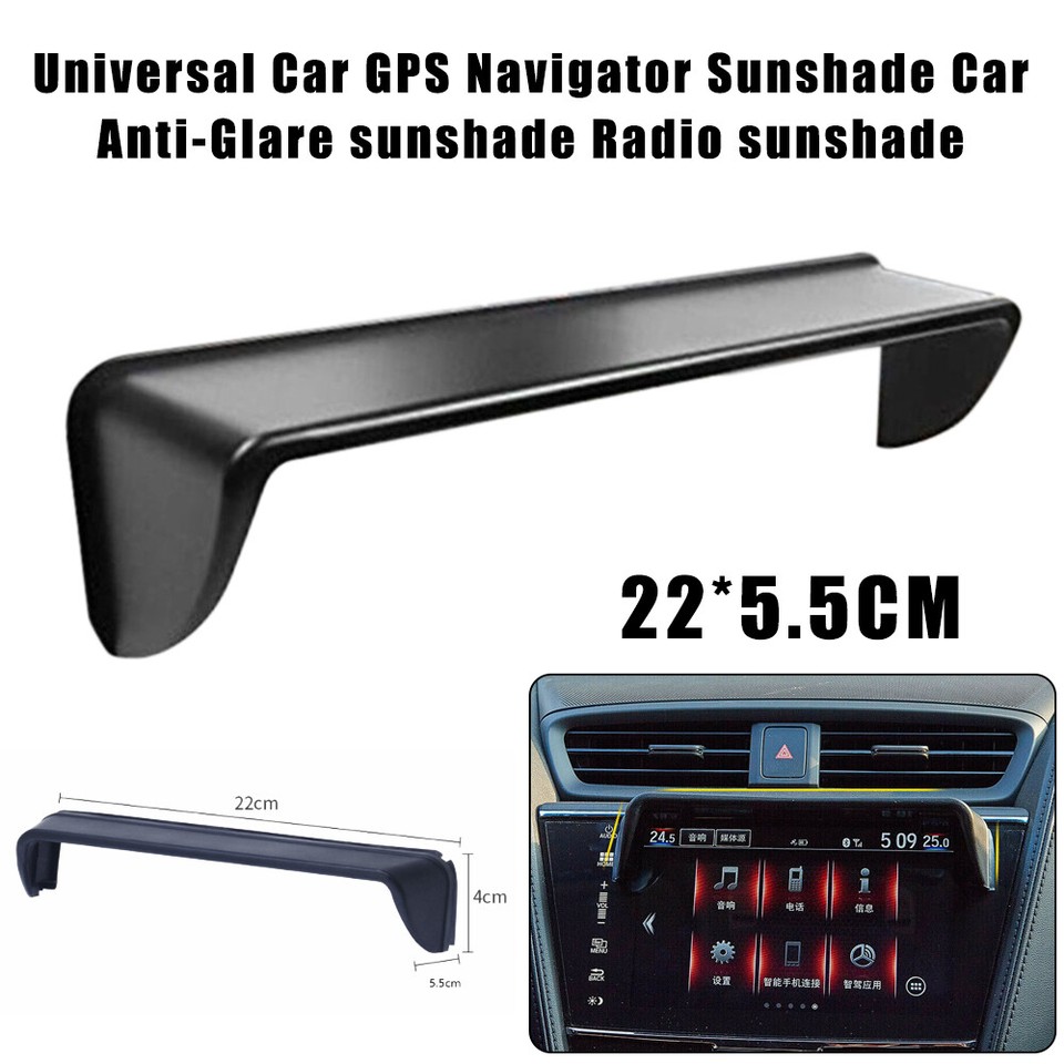 Car Anti-Glare GPS Navigation Hood Visor Radio Sun Shade Covers Car ...