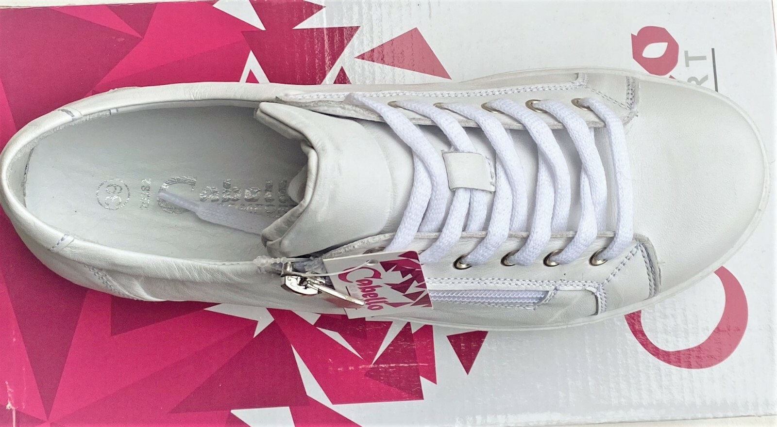 New Cabello Unity Comfort Shoes Leather Lace Up Zip Shoes Cabello Shoes ...